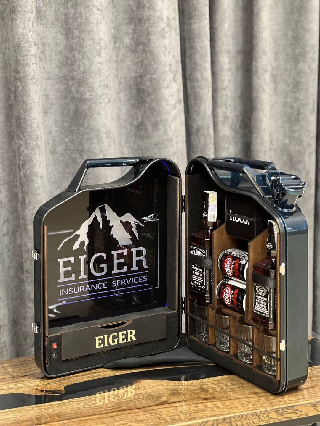 Minibar Made From a 20L Fuel Canister for Storing Whiskey. Birthday ...