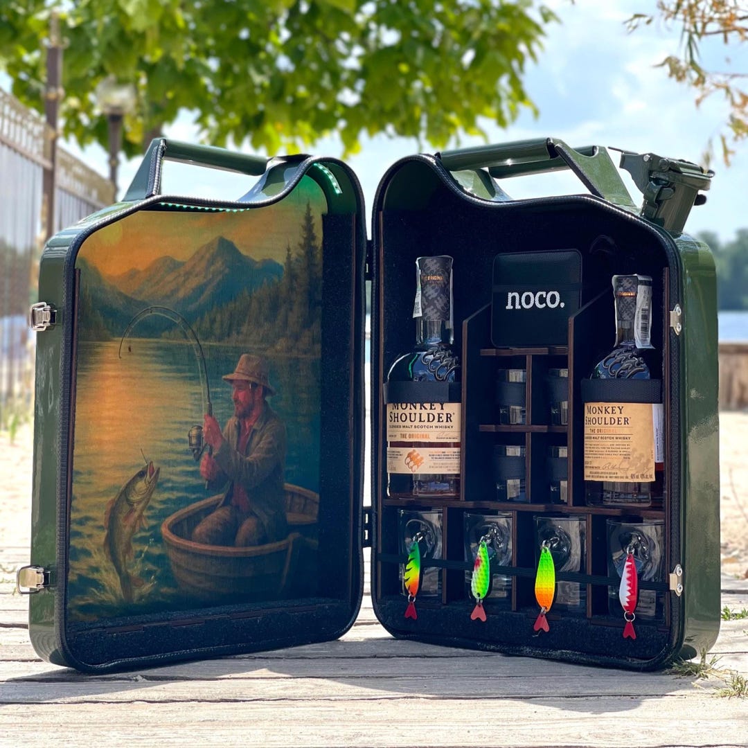 Custom Jerry Can Mini Bar With Photo Print – Personalized Gift for Dad ...