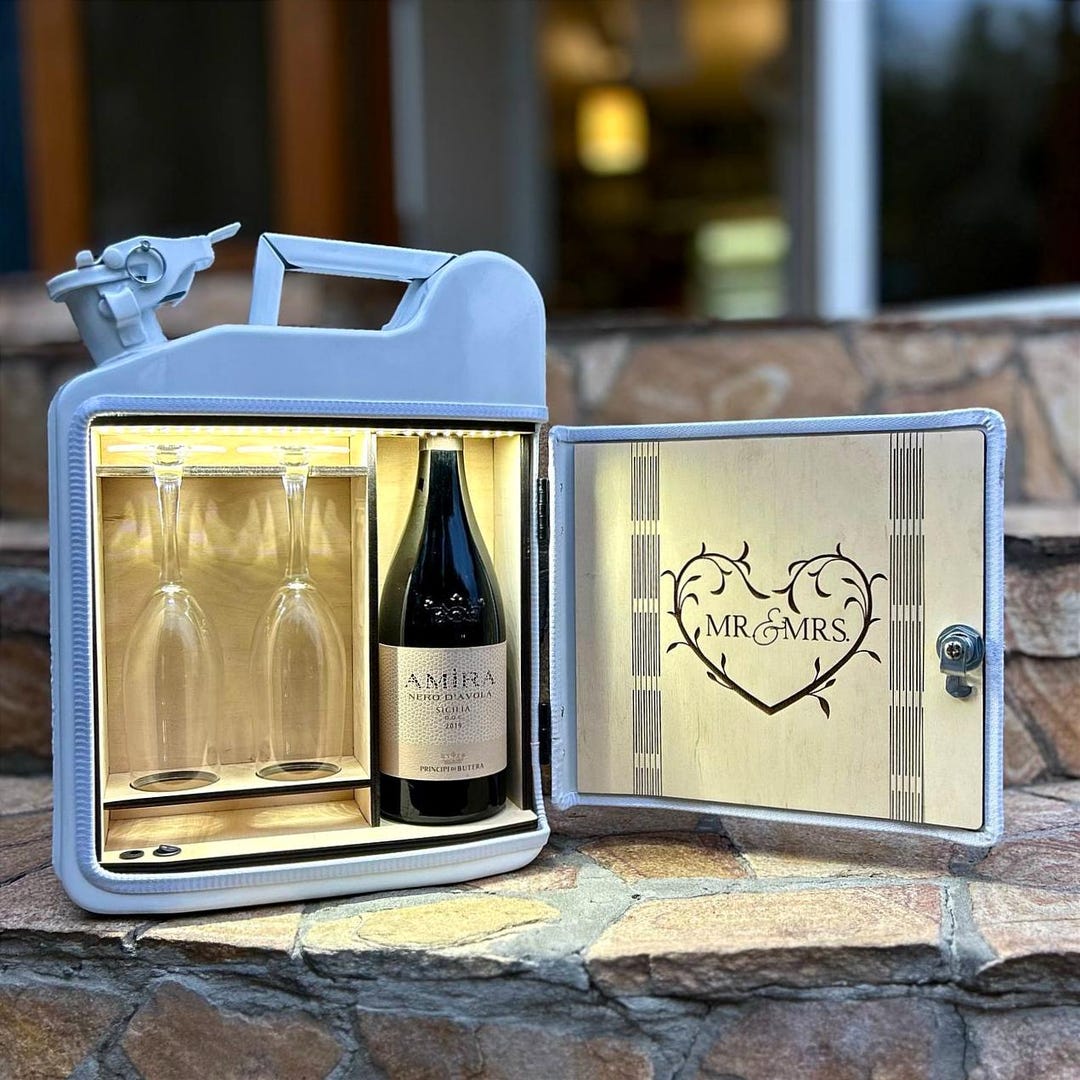 Custom Mini Champagne Bar Canister - Etsy