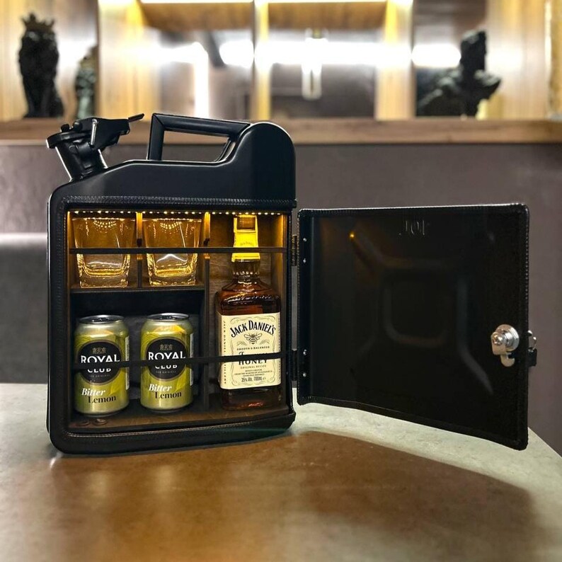Personalized Fuel Jerry Can Mini Bar, Man Cave Decor - Etsy