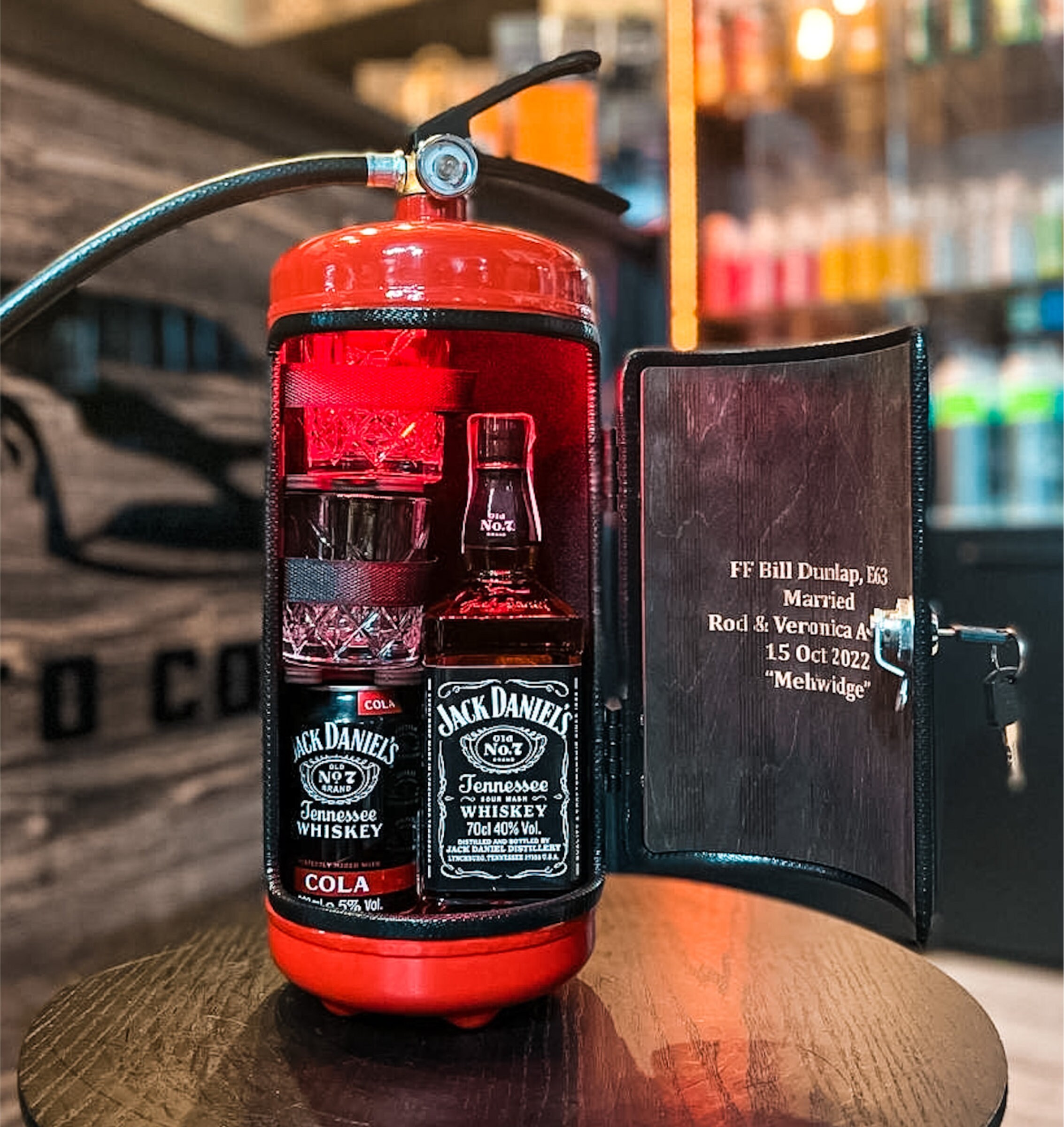 Fire Extinguisher Bar With Personal Engraving Fire - Etsy