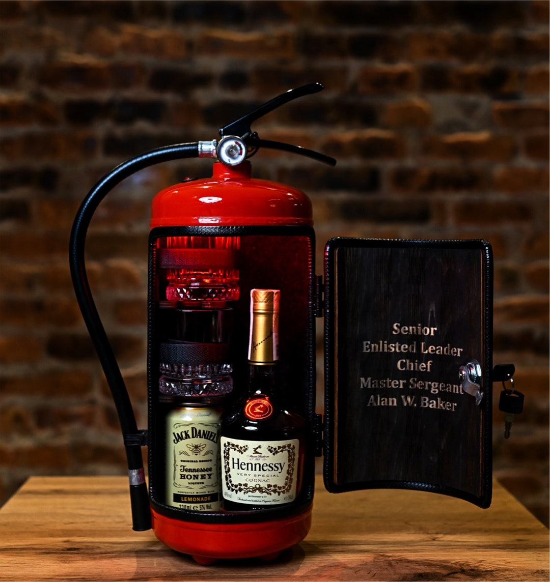 Birthday Gift Fire Extinguisher Bar With Personal Engraving, Fire ...