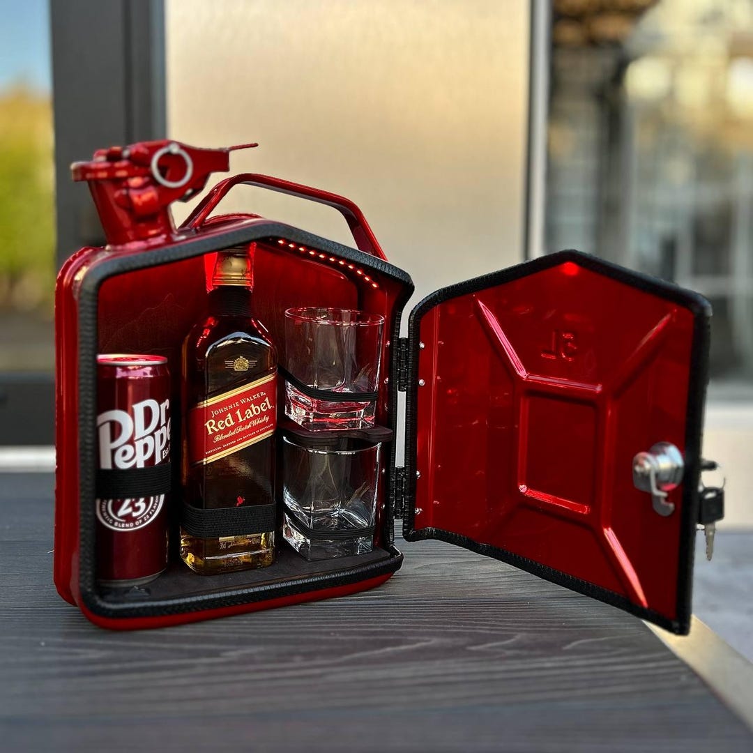 5 L Jerry Can Mini Bar, Original Gift for a Man, Personalized Mini Bar ...