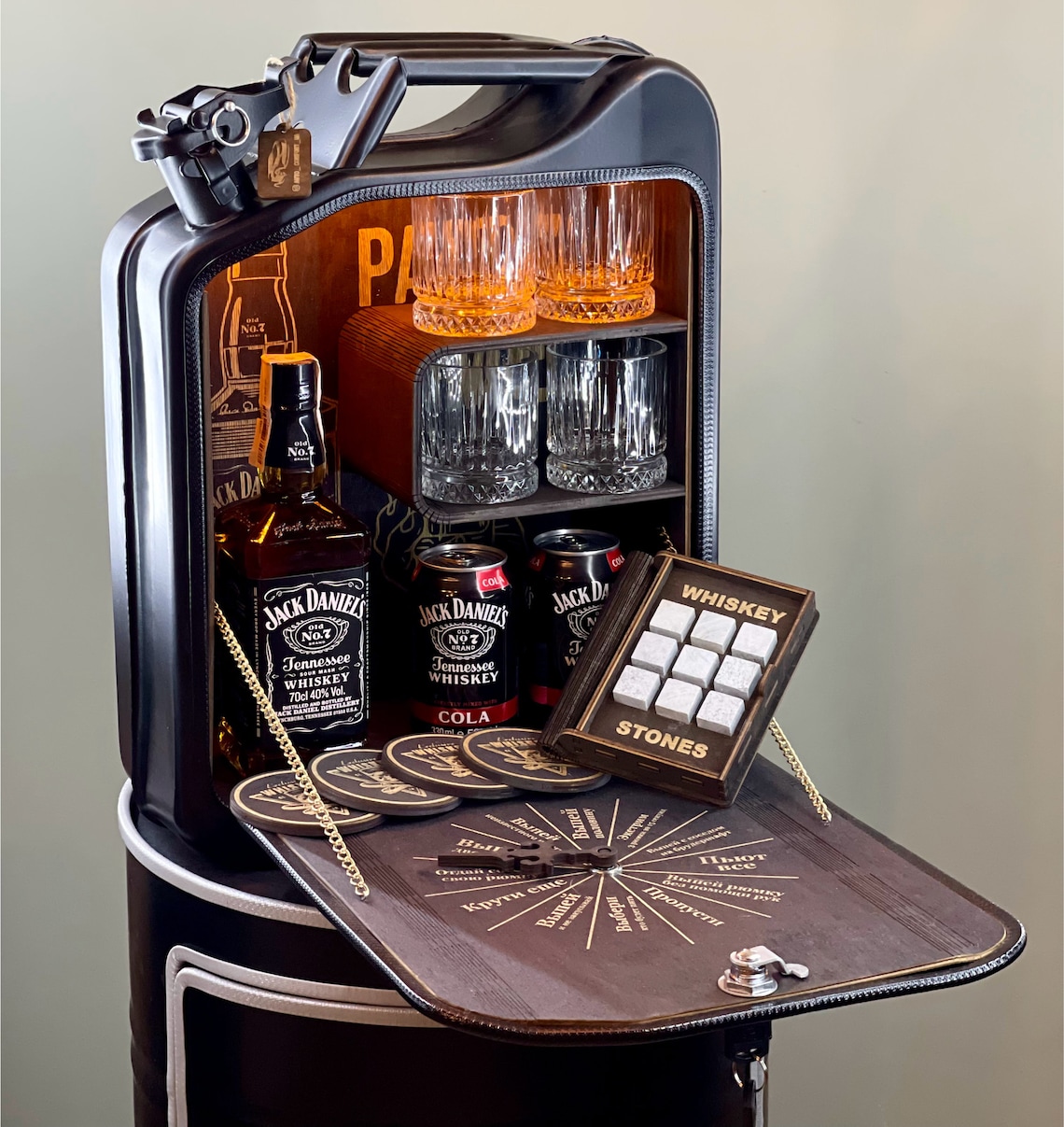 Original Jerry Can Mini Bar With a Game for a Gift Present - Etsy