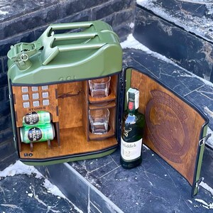 Personalized Jerry Can Mini Bar, Custom Whiskey Gift, Metal Liquor ...