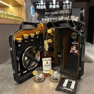 Minibar for Home or for a Hike or Trip. A Great Gift Not Only for a Man ...