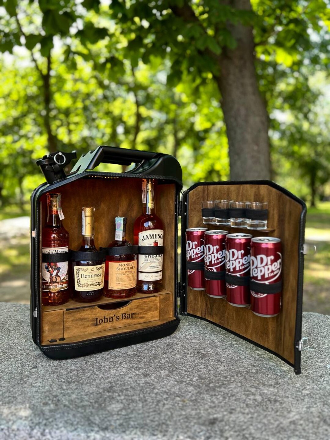 20 L Jerry Can Mini Bar, Custom Fuel Bar, Home Mini Bar, Handmade ...