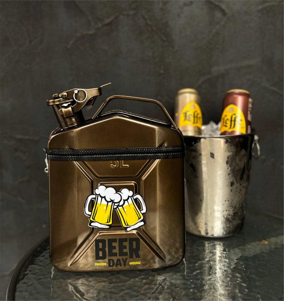 5 L Jerry Can Mini Bar for Beer, With Wooden Beer Carrie, Canister ...