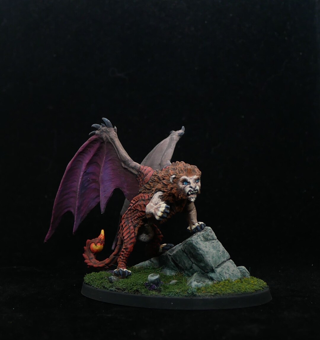 Painted Reaper Miniature 77577 Manticore bones - Etsy