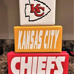 Kansas City Chiefs| Block Set| KC - Etsy