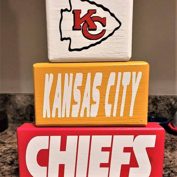 Kansas City Chiefs Wood Sign - Etsy