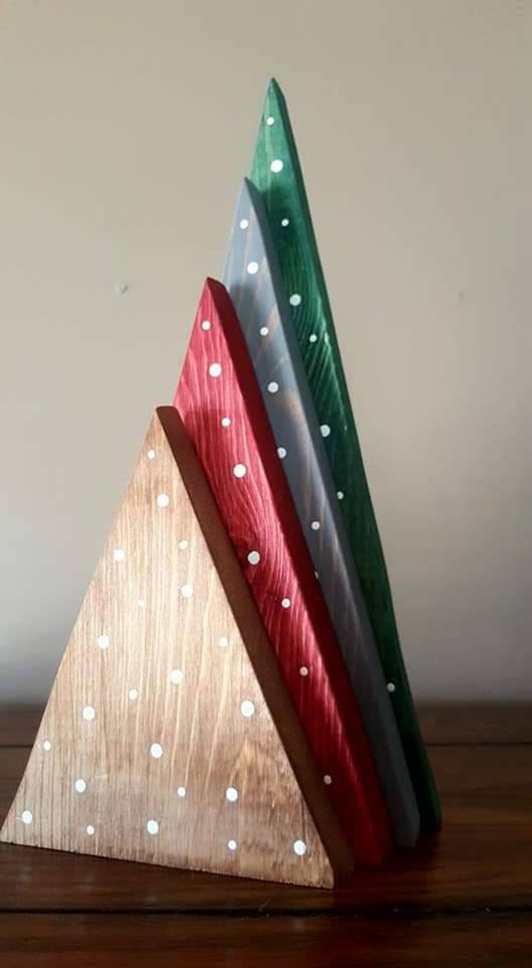 Wooden Tree Set | Farmhouse| Christmas - Etsy