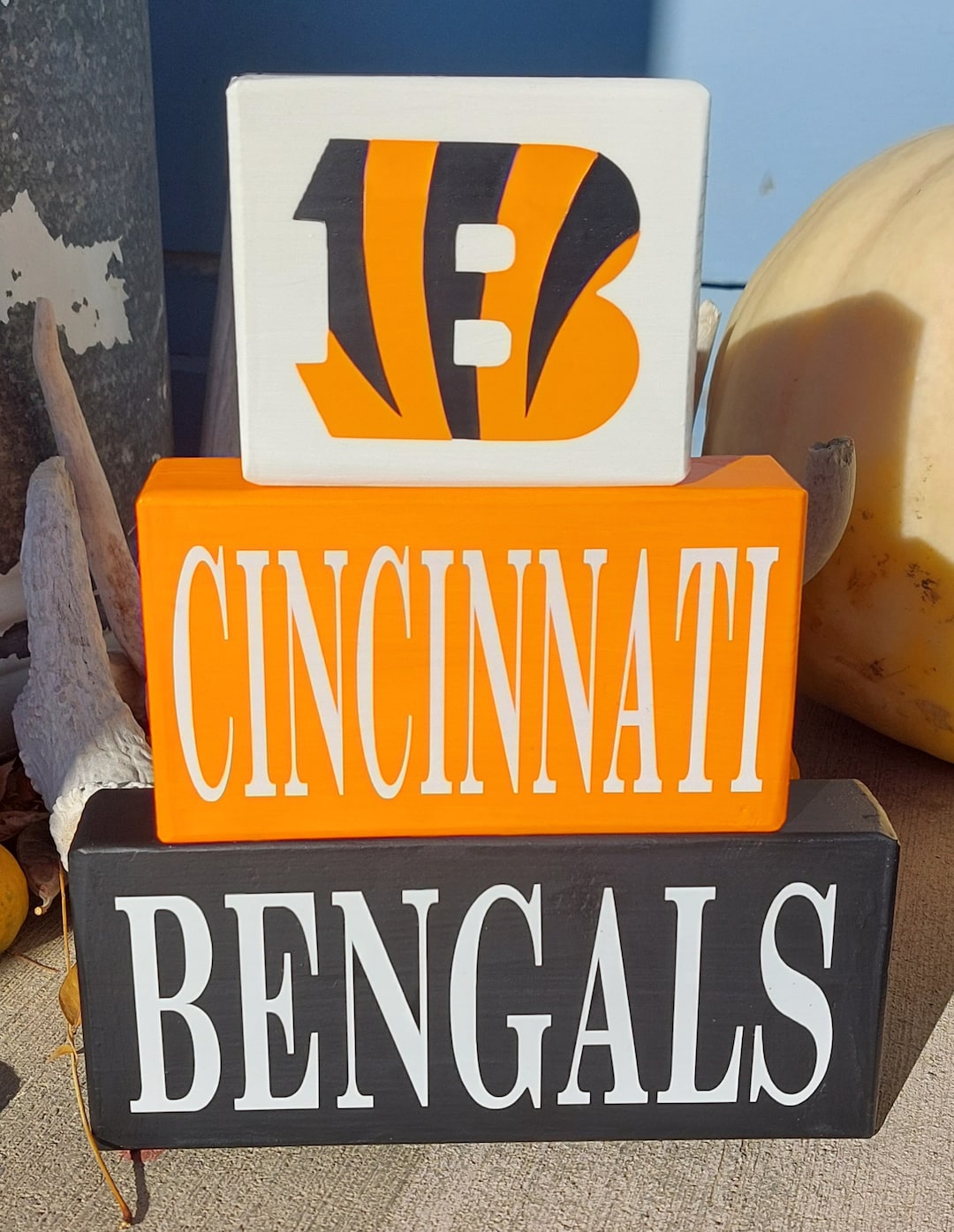 Bengals | NFL | Football Block Set - Etsy