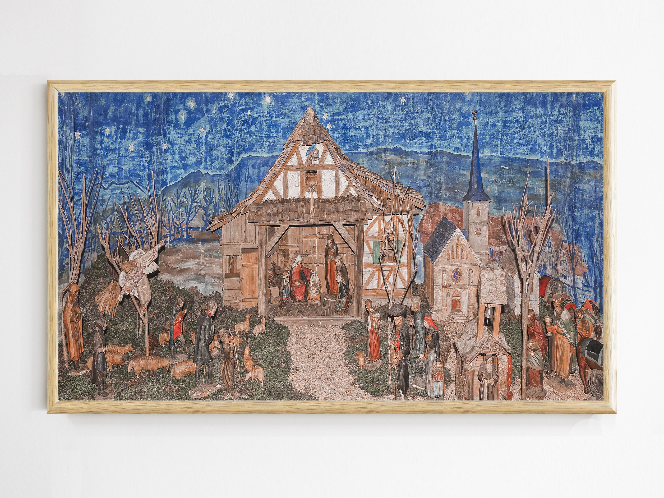 Samsung Frame TV Art, Nativity Scene, Instant Digital Download ...