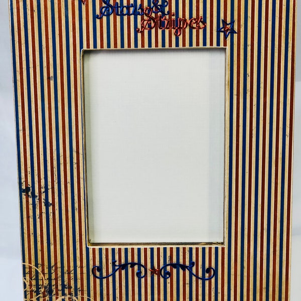 Stars and Stripes Picture Frame - Etsy