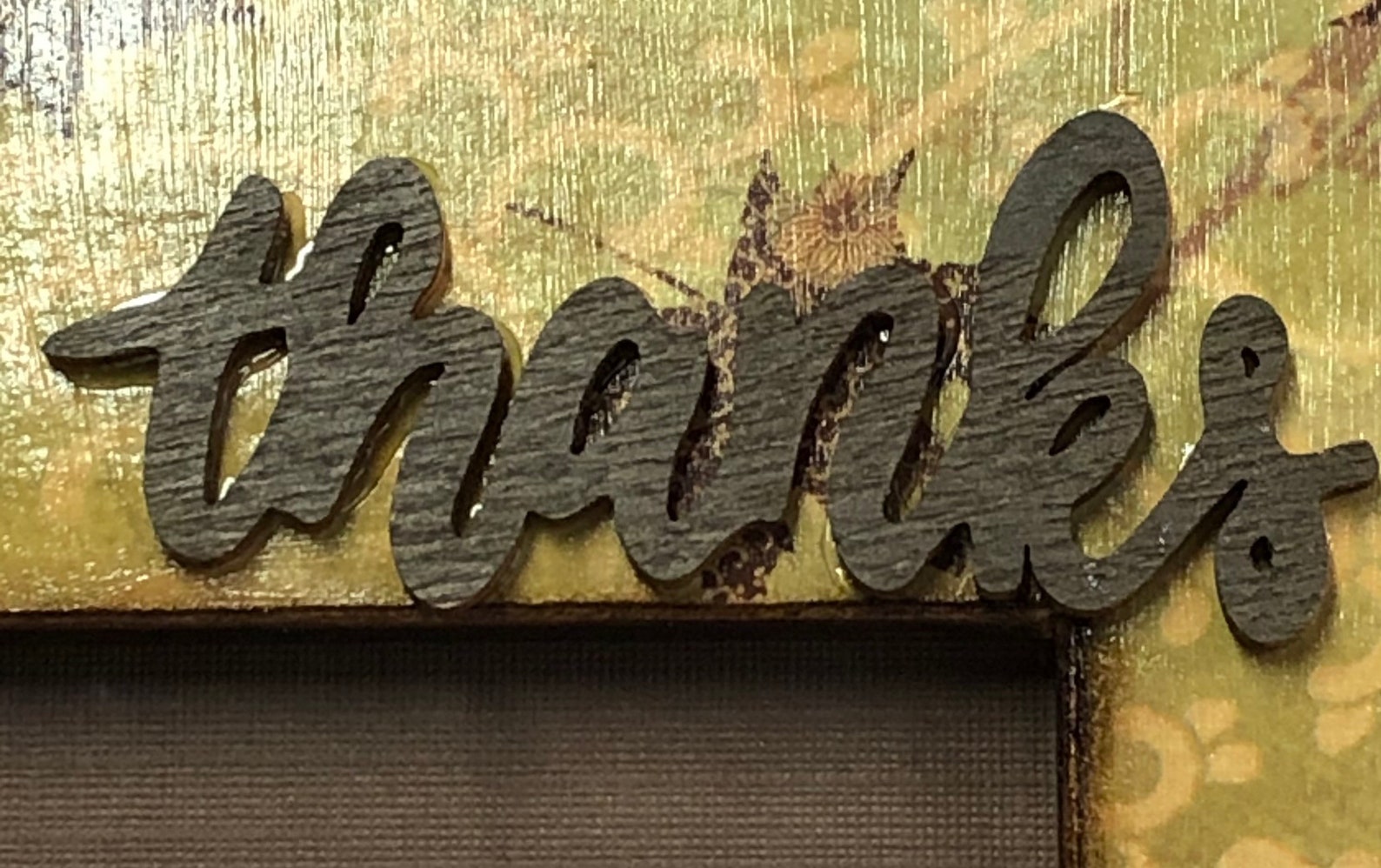 Fall Thanks Frame - Etsy