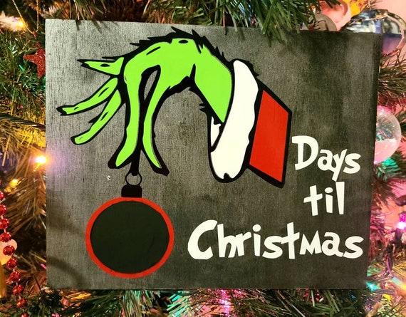 Christmas Countdown Board - Etsy