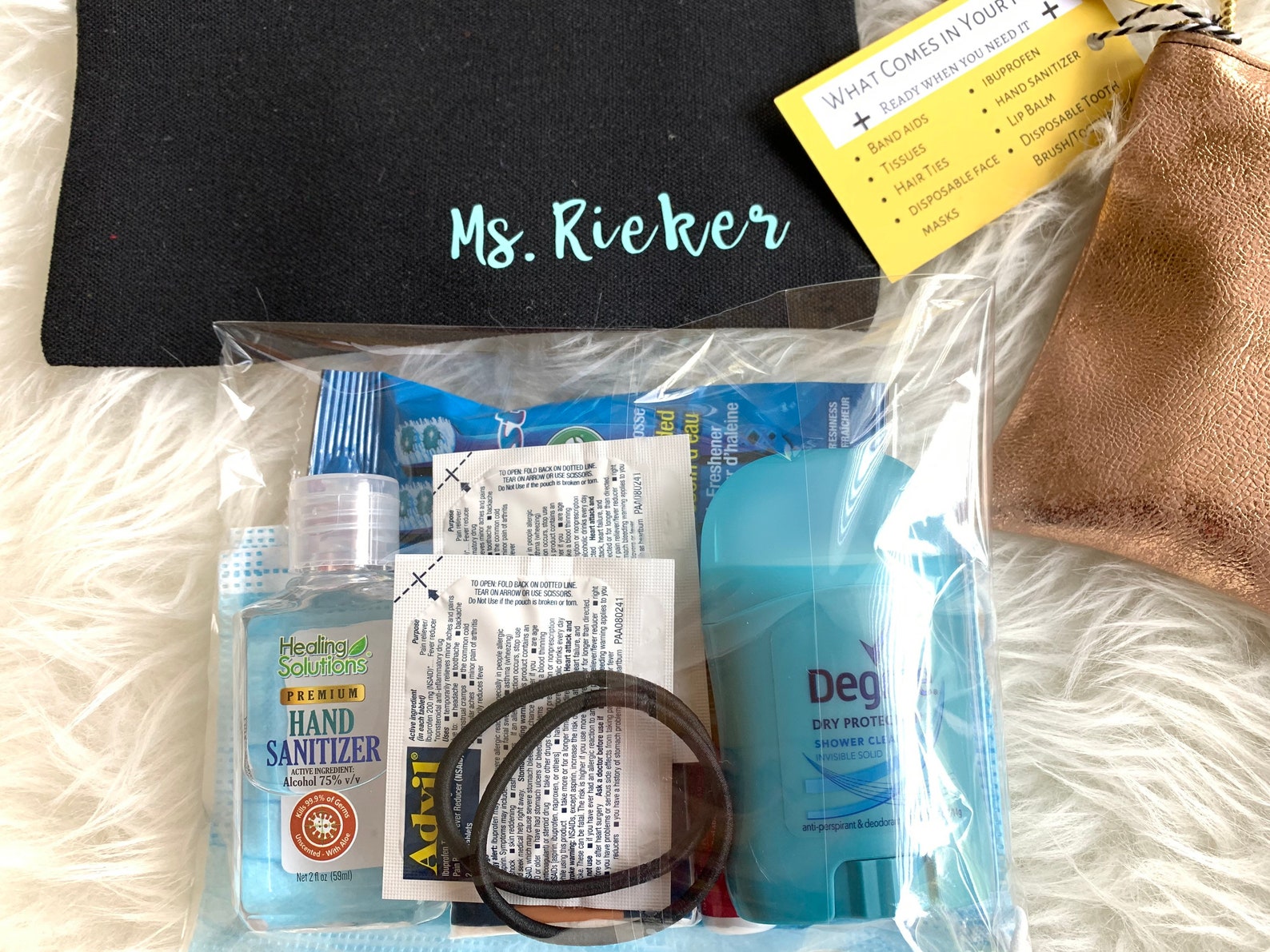 Preppy Pack 101 Travel Pack/Emergency Kit/Purse Kit/Teacher | Etsy