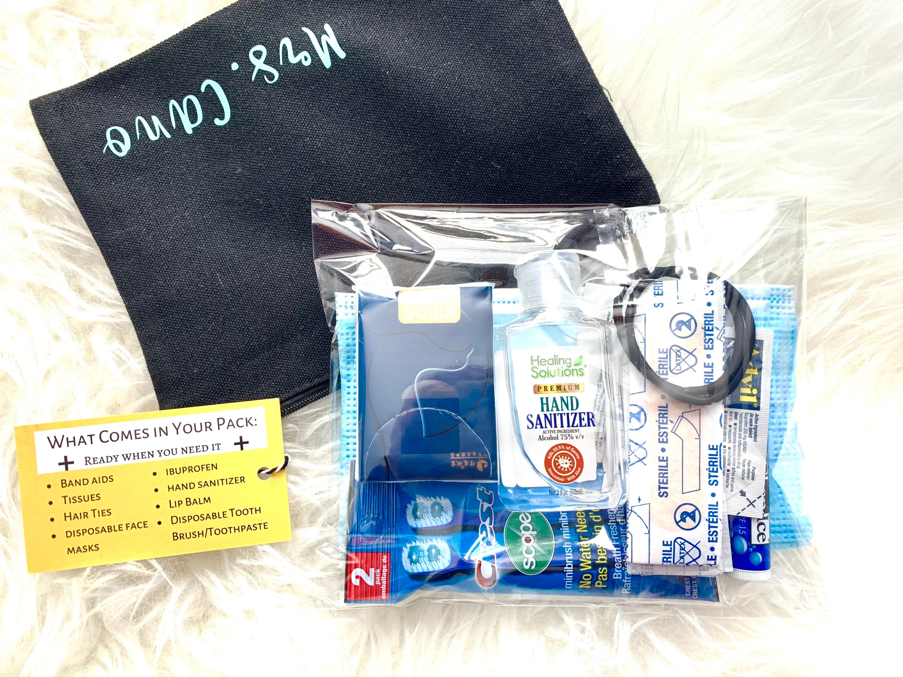 Preppy Pack 101 Travel Pack/Emergency Kit/Purse Kit/Teacher | Etsy