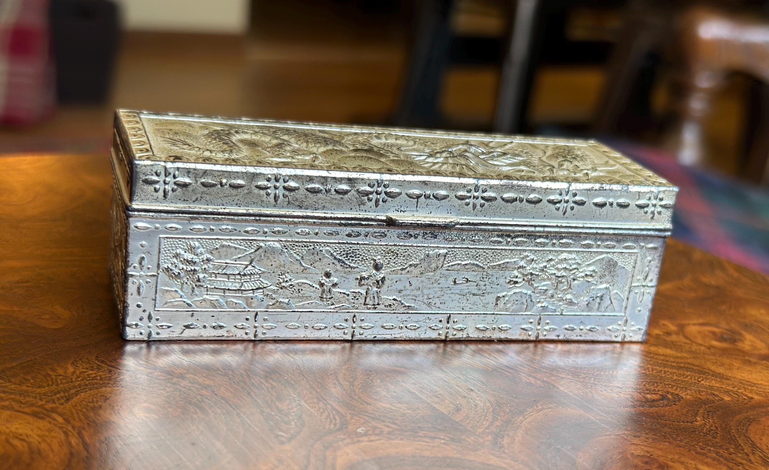 Made in Occupied Japan Stamp Box - Etsy