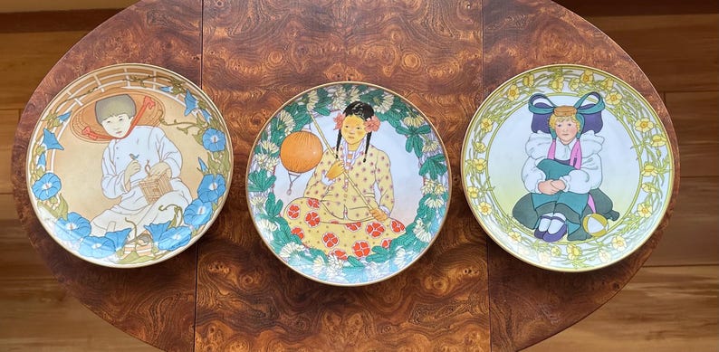 Set of 9 UNICEF Children of the World Plates - Etsy