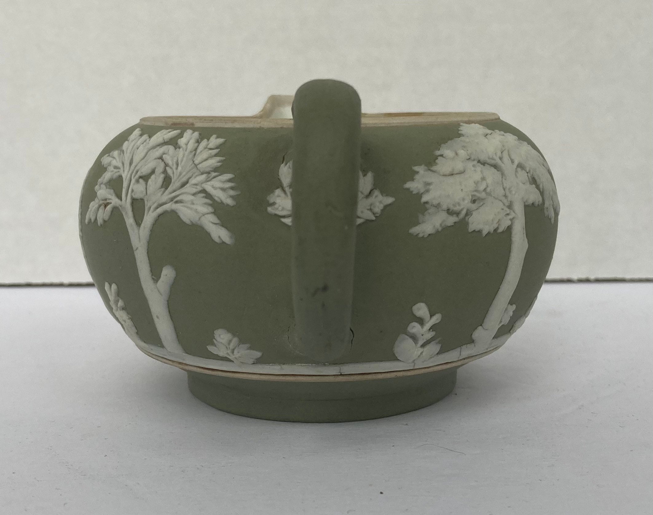Antique Green Wedgwood Jasperware Creamer - Etsy