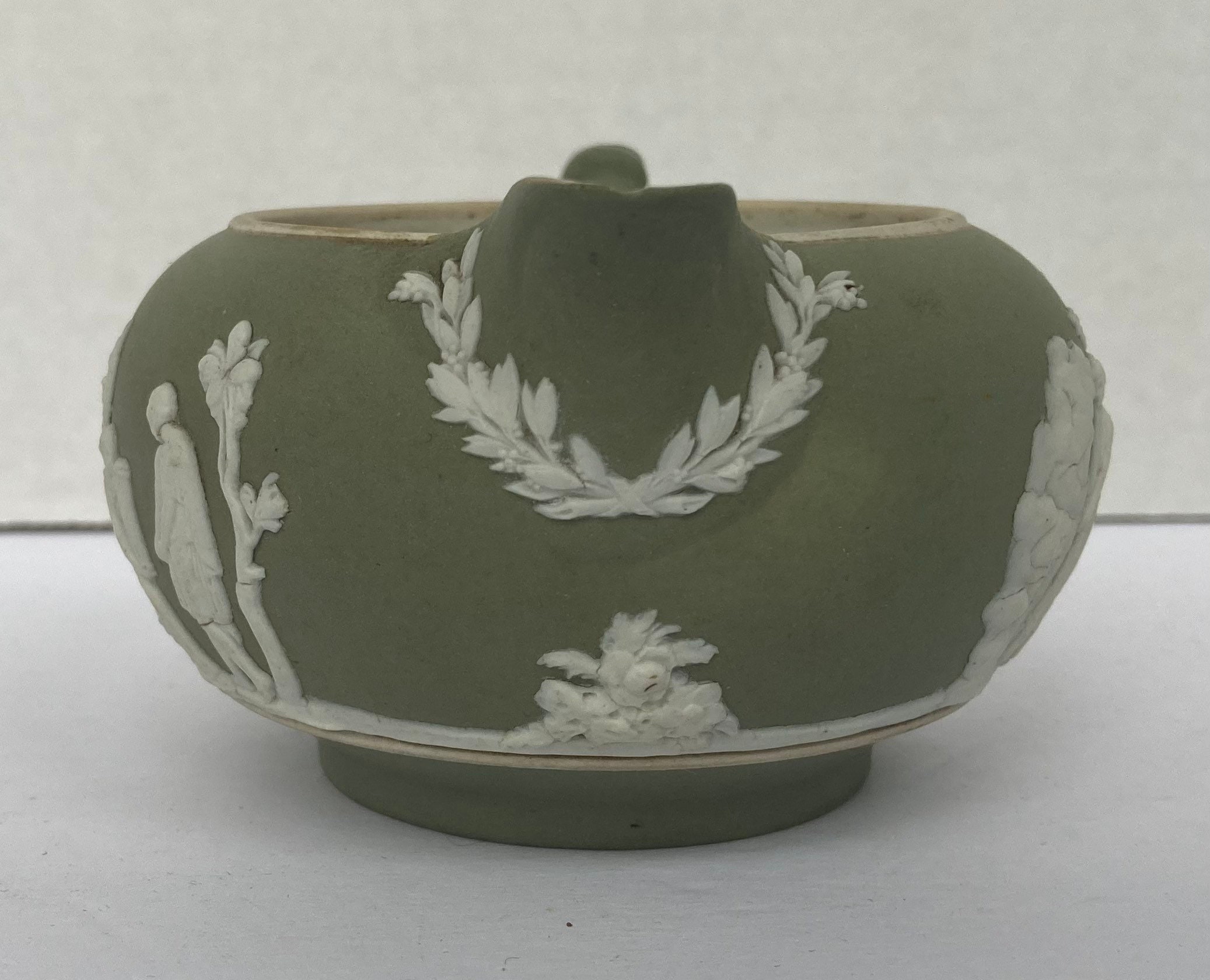 Antique Green Wedgwood Jasperware Creamer - Etsy
