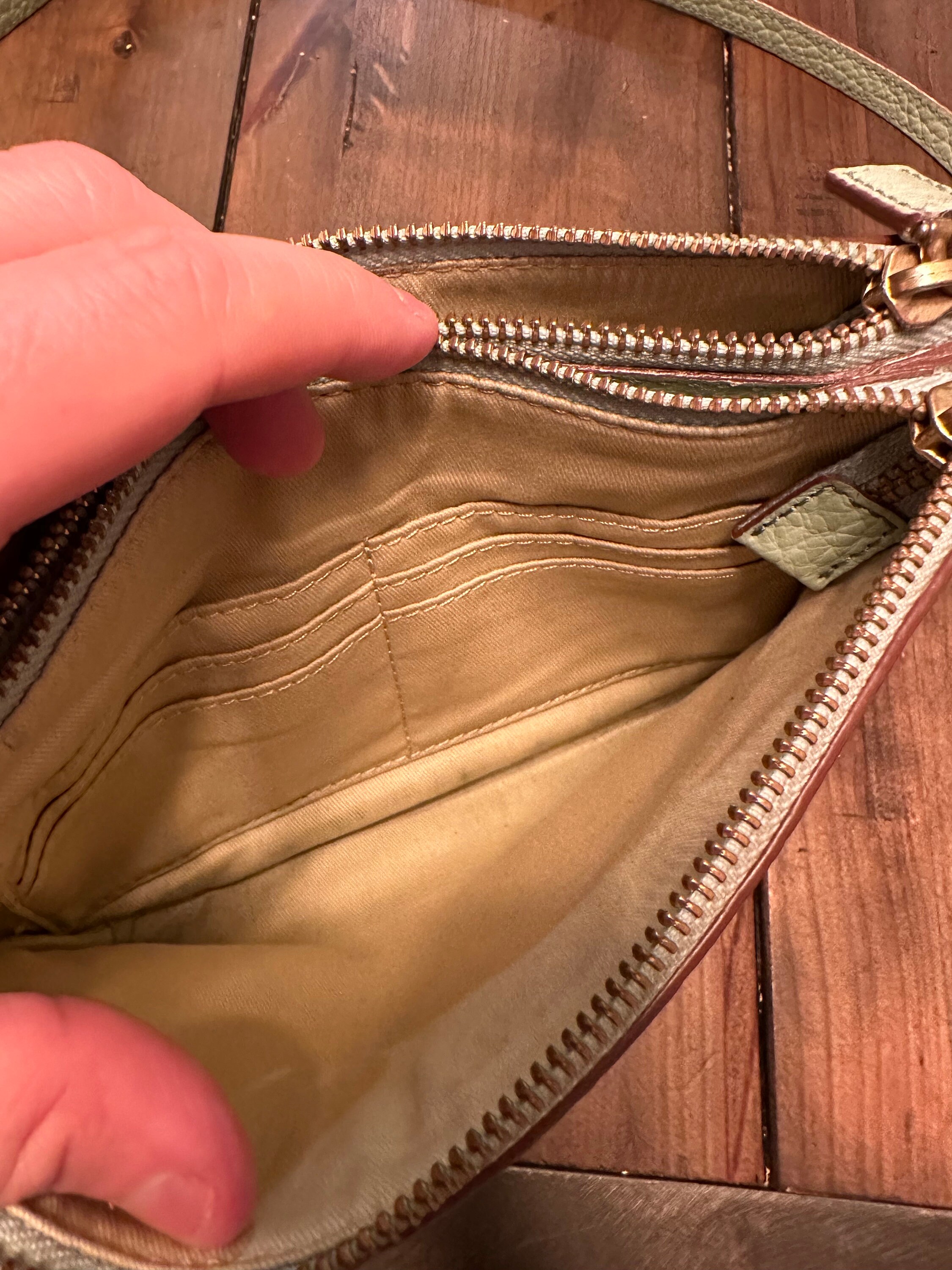 Vintage Fossil Mint Green Purse - Etsy