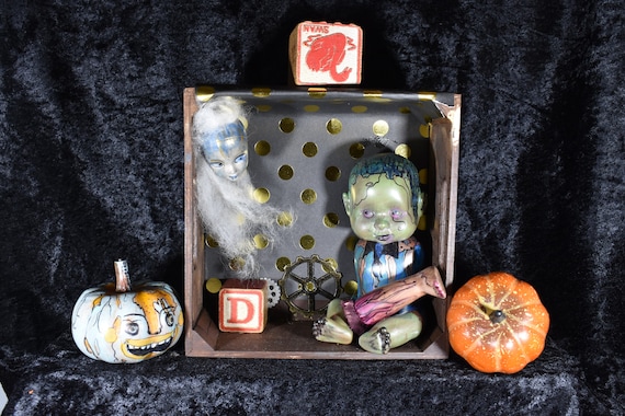 Creepy Shadow Box Dioramas Halloween Decorations Art Doll - Etsy