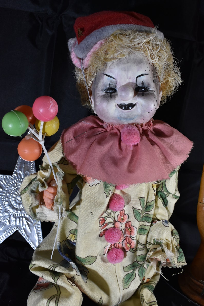 Creepy Art Doll, Haunted, Evil, Halloween, Spooky Gift, Vintage One of ...