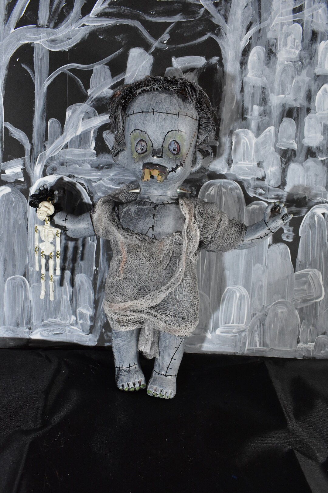 Creepy Art Doll, Haunted, Evil, Halloween, Spooky, Vintage Doll, One of ...