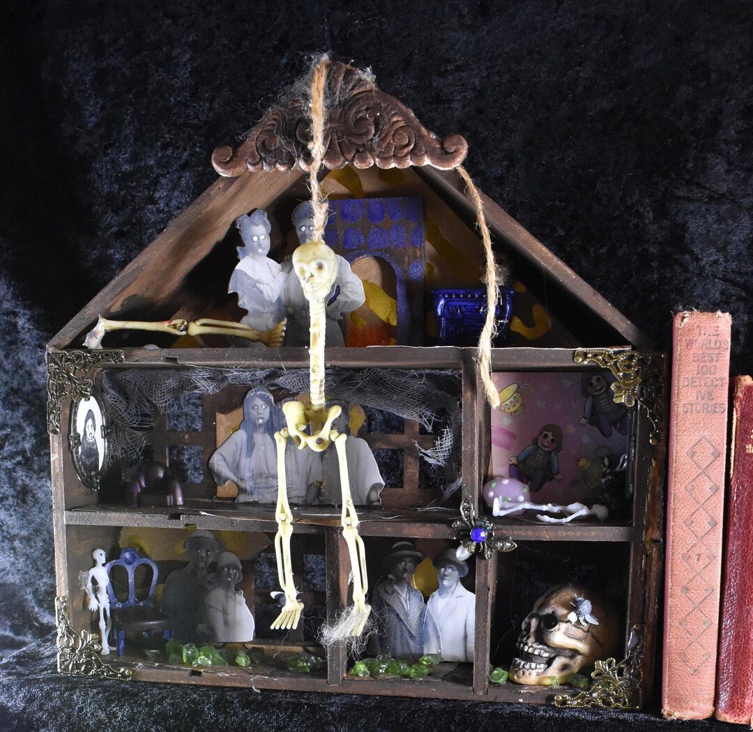 Creepy Shadow Box, Gift, Halloween, One of a Kind, Diorama, - Etsy