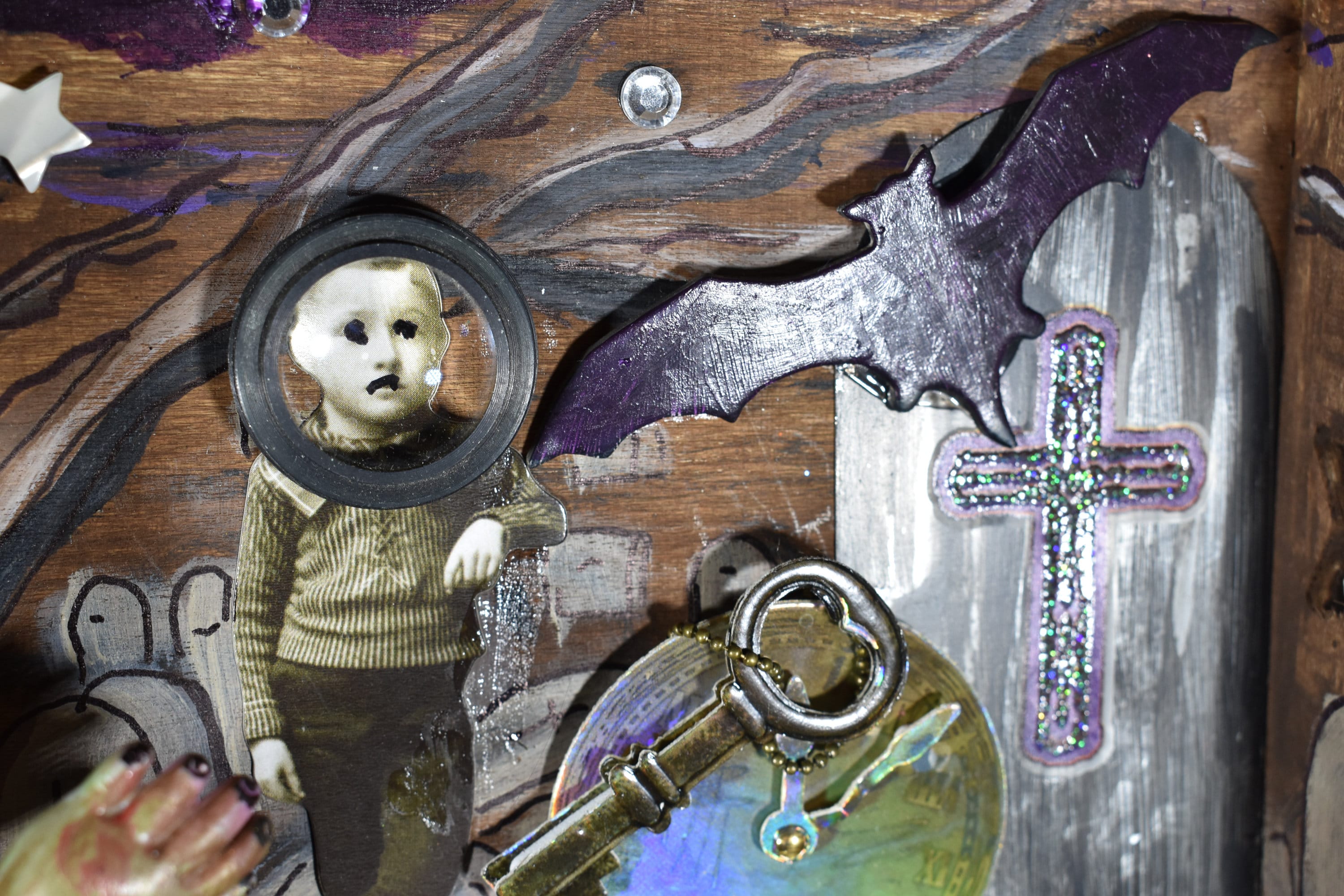 Creepy Shadow Box, Gift, Halloween Decor, One of a Kind, Steamunk ...