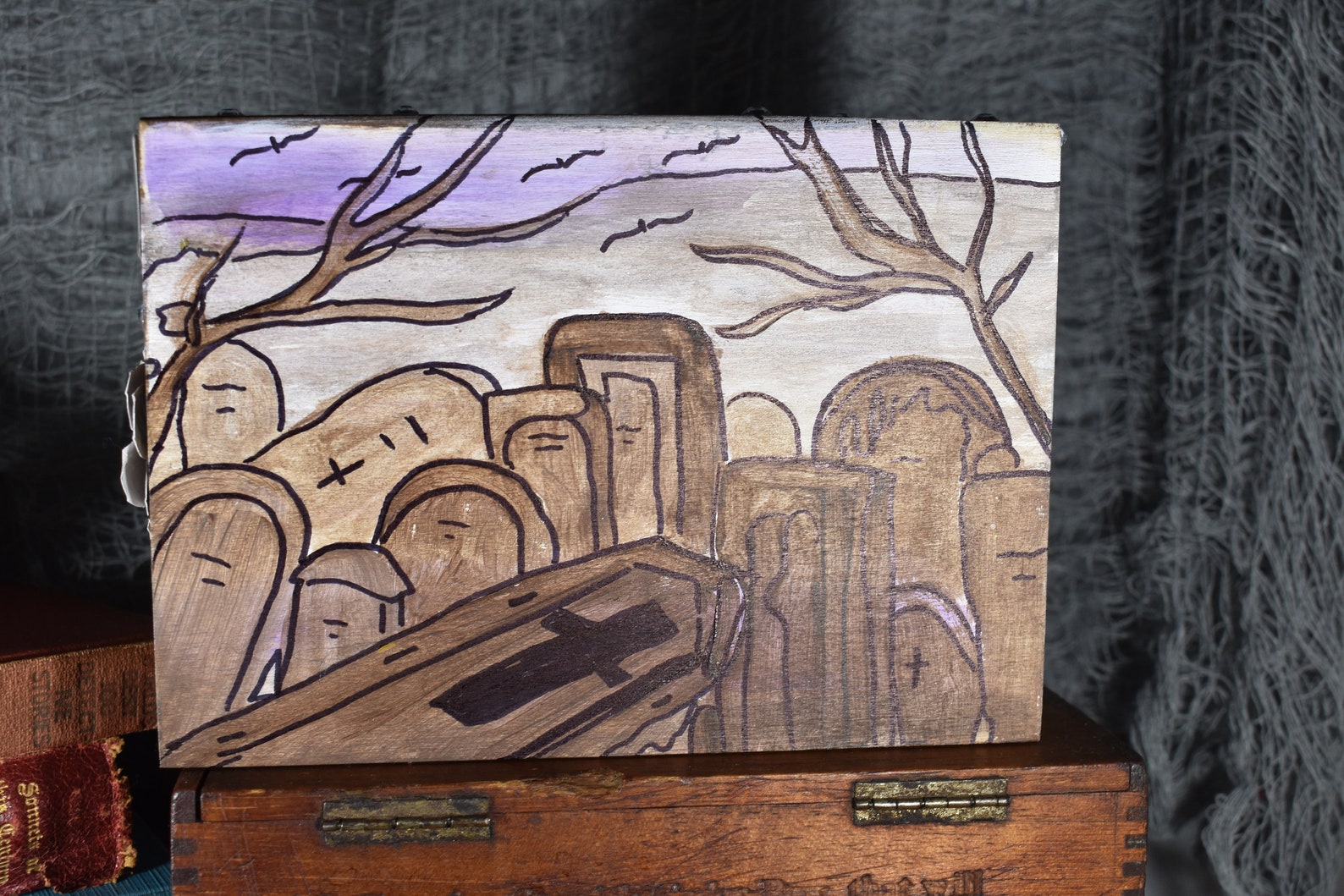 Creepy Shadow Box, Gift, Halloween Decor, One of a Kind, Steamunk ...