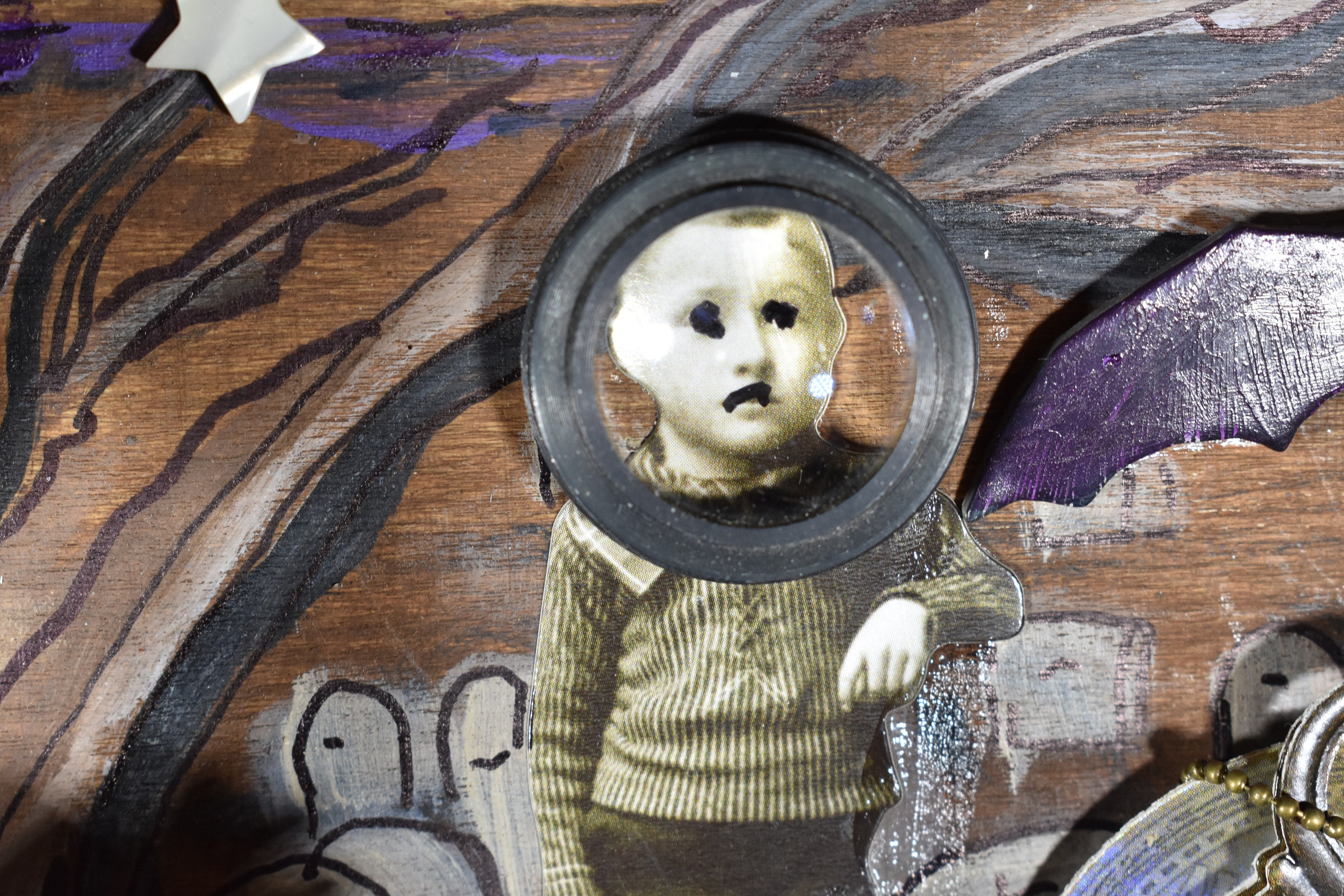 Creepy Shadow Box, Gift, Halloween Decor, One of a Kind, Steamunk ...