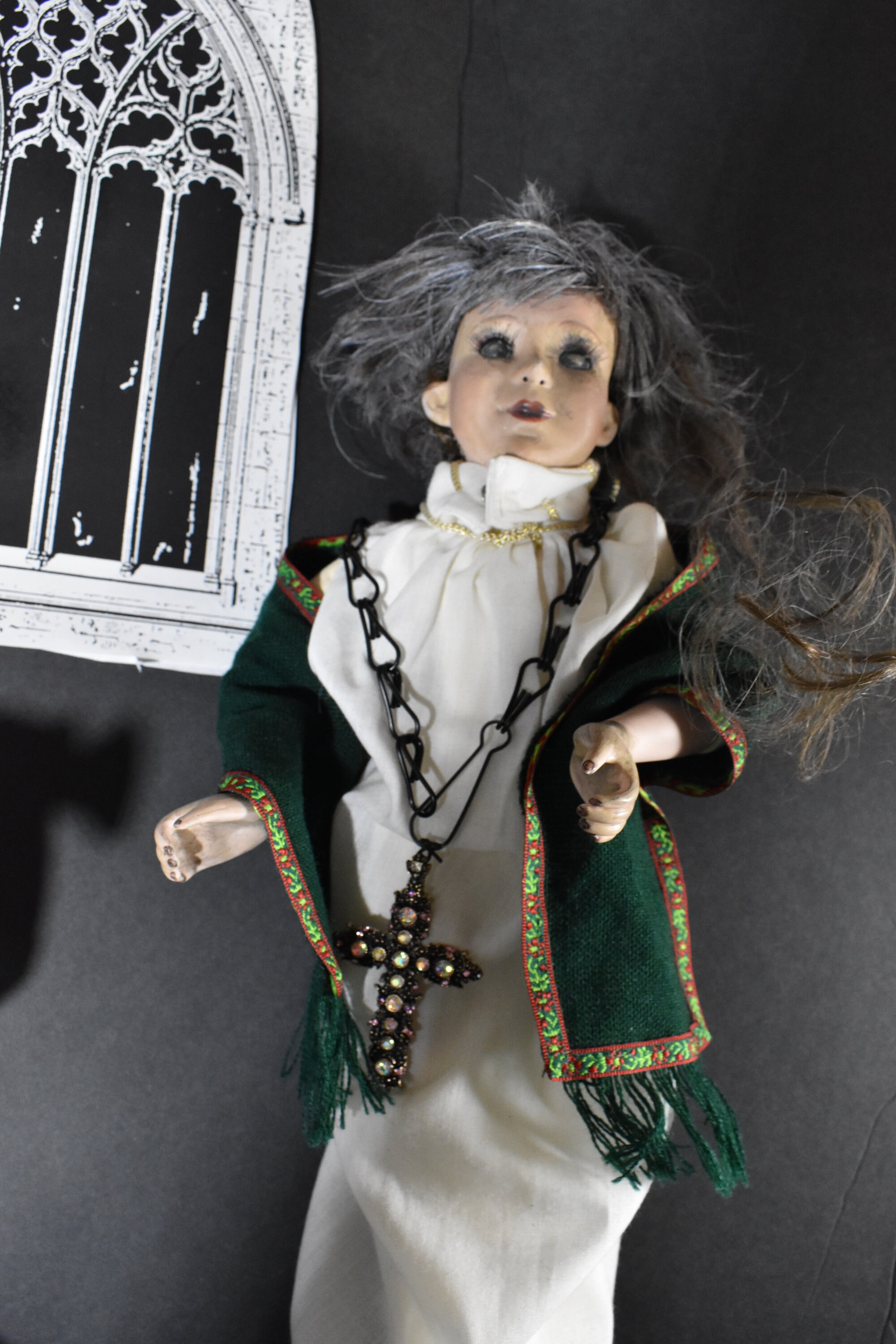 Creepy Art Doll, Evil, Haunted, Halloween, Gift, Vintage Doll, One of a ...