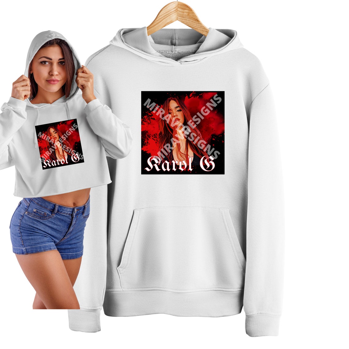 KAROL G PNG/ La Bichota Pelo Rojo/ Gatubela/ Sublimation/subliminacion ...