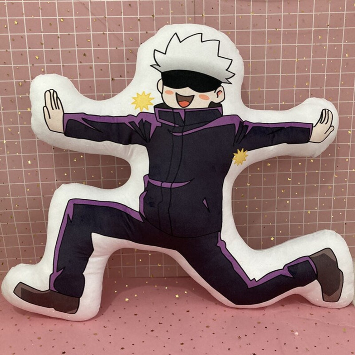 Jujutsu Kaisen Gojo Satoru Pillow Plush Satoru Goju Pillow | Etsy