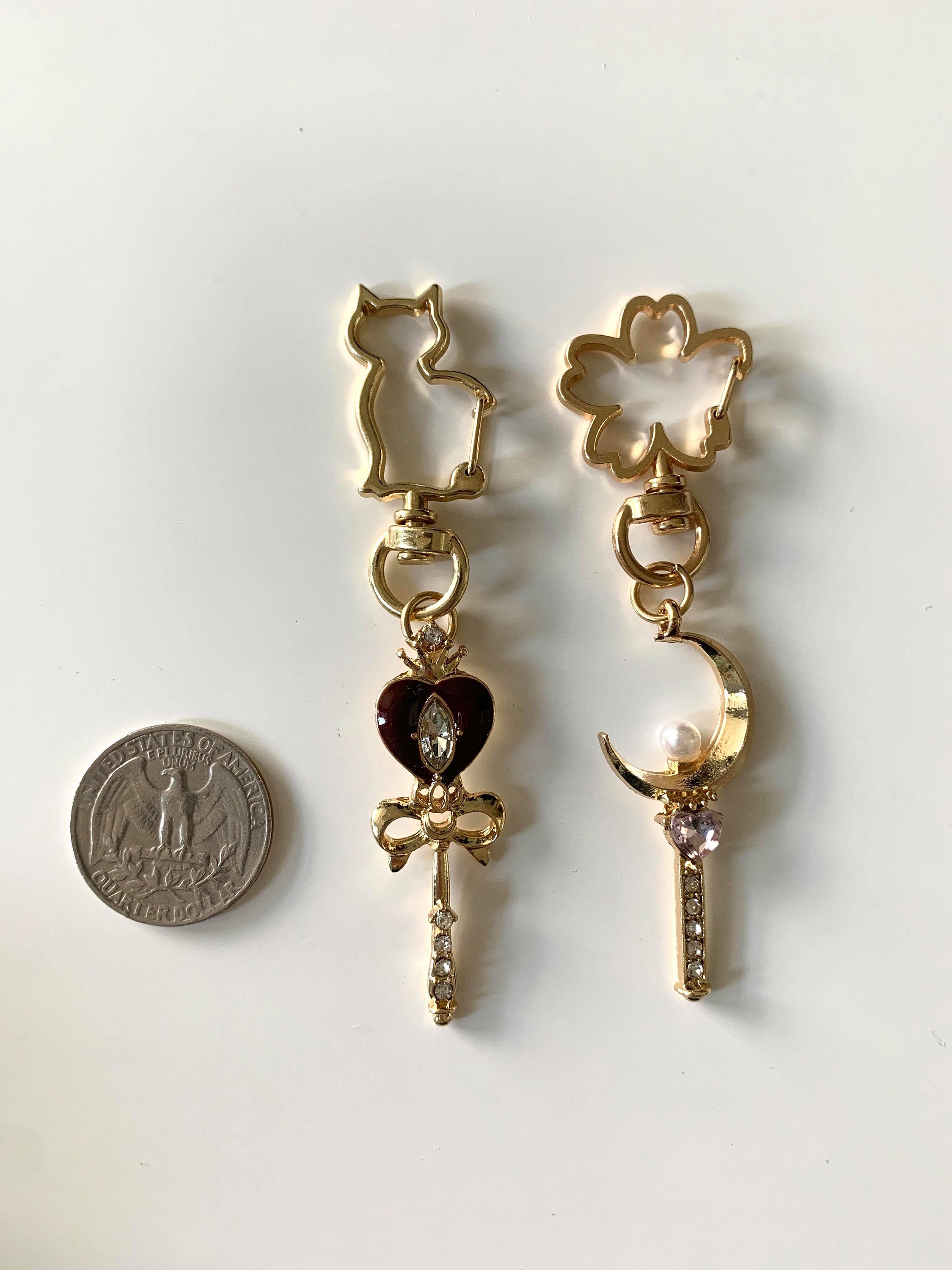 Unique Wizard Wand Keychain Magic Wand Keychain - Etsy