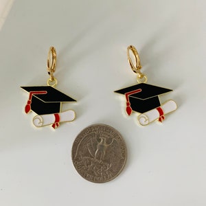 Unique Graduation Cap Earrings - Etsy