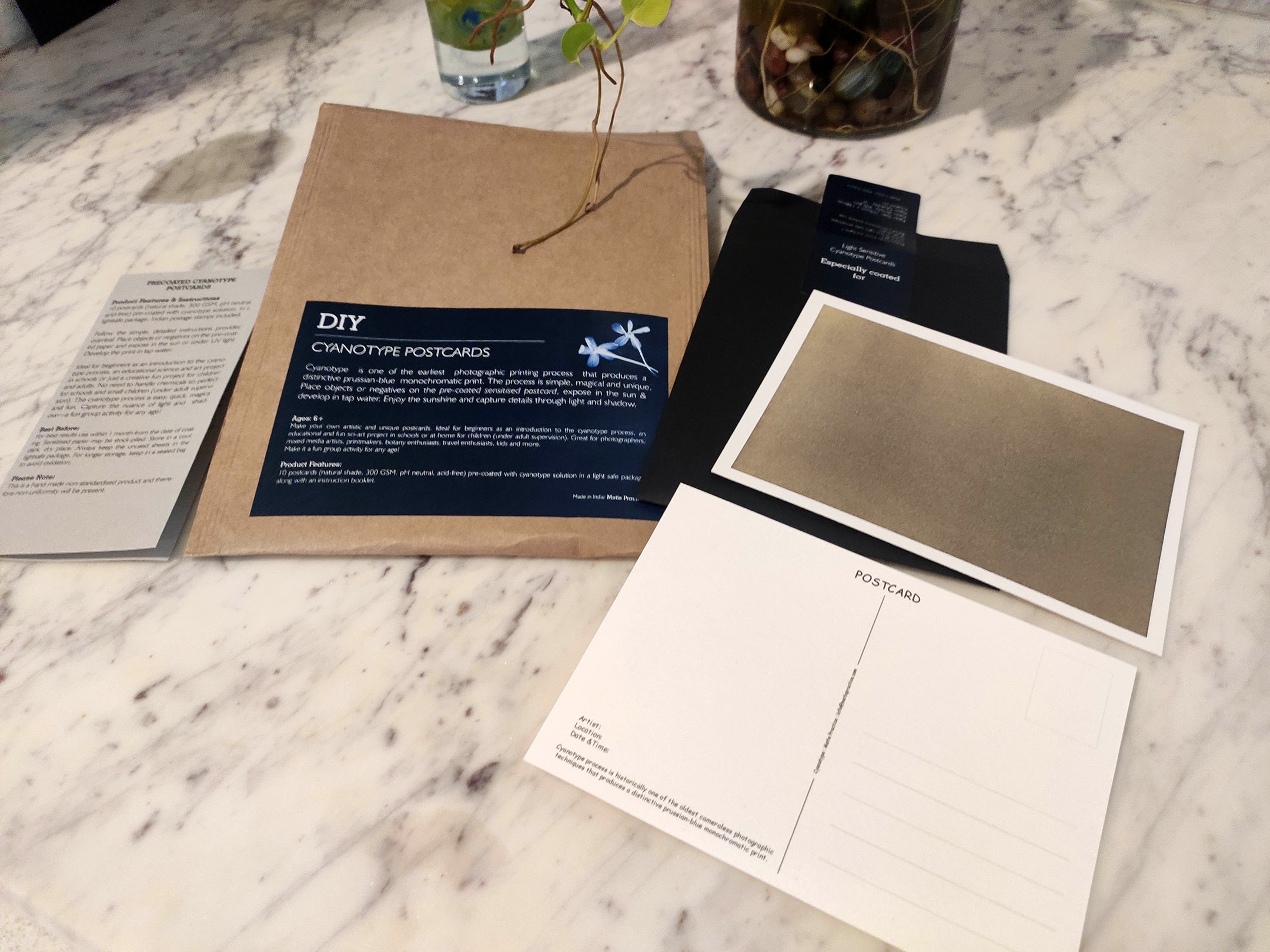 DIY Cyanotype Postcards Precoated (10 Nos) - Etsy