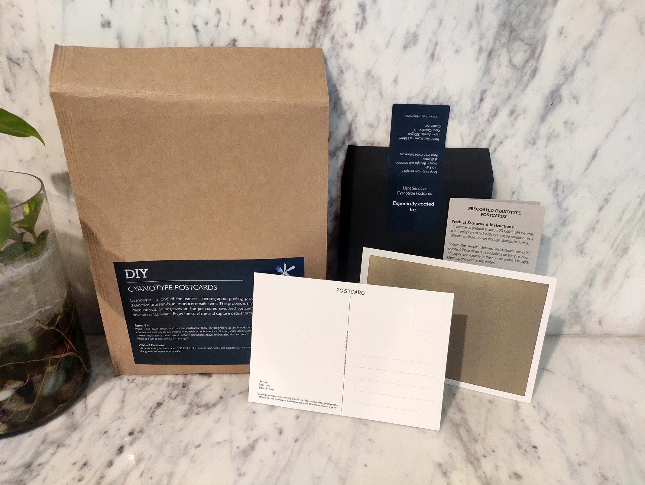 DIY Cyanotype Postcards Precoated (10 Nos) - Etsy