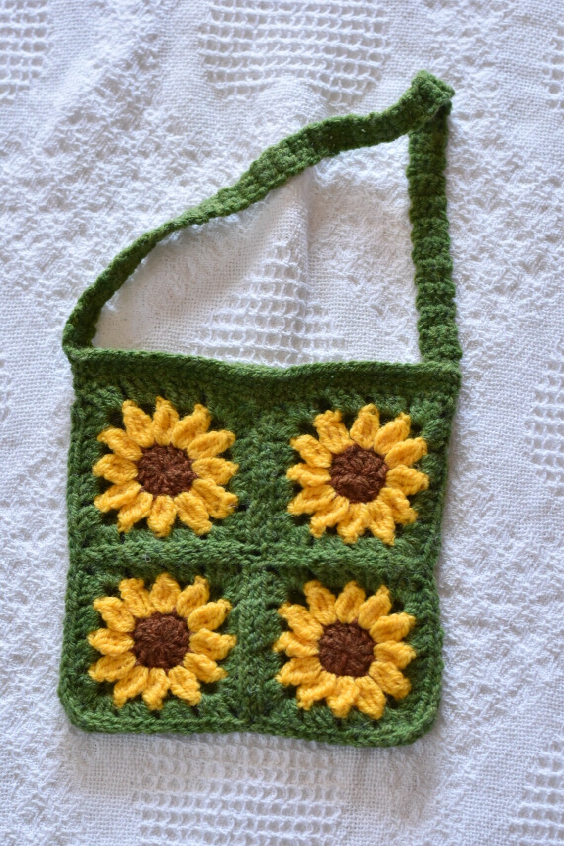 Sunflower Bag, Sunflower, Sunflower Market Bag, Sunflower Handmade Bag ...