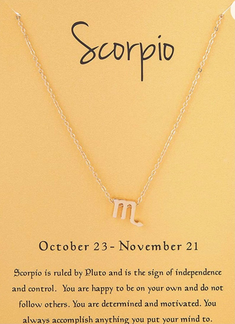 Scorpio Horoscope Box - Etsy