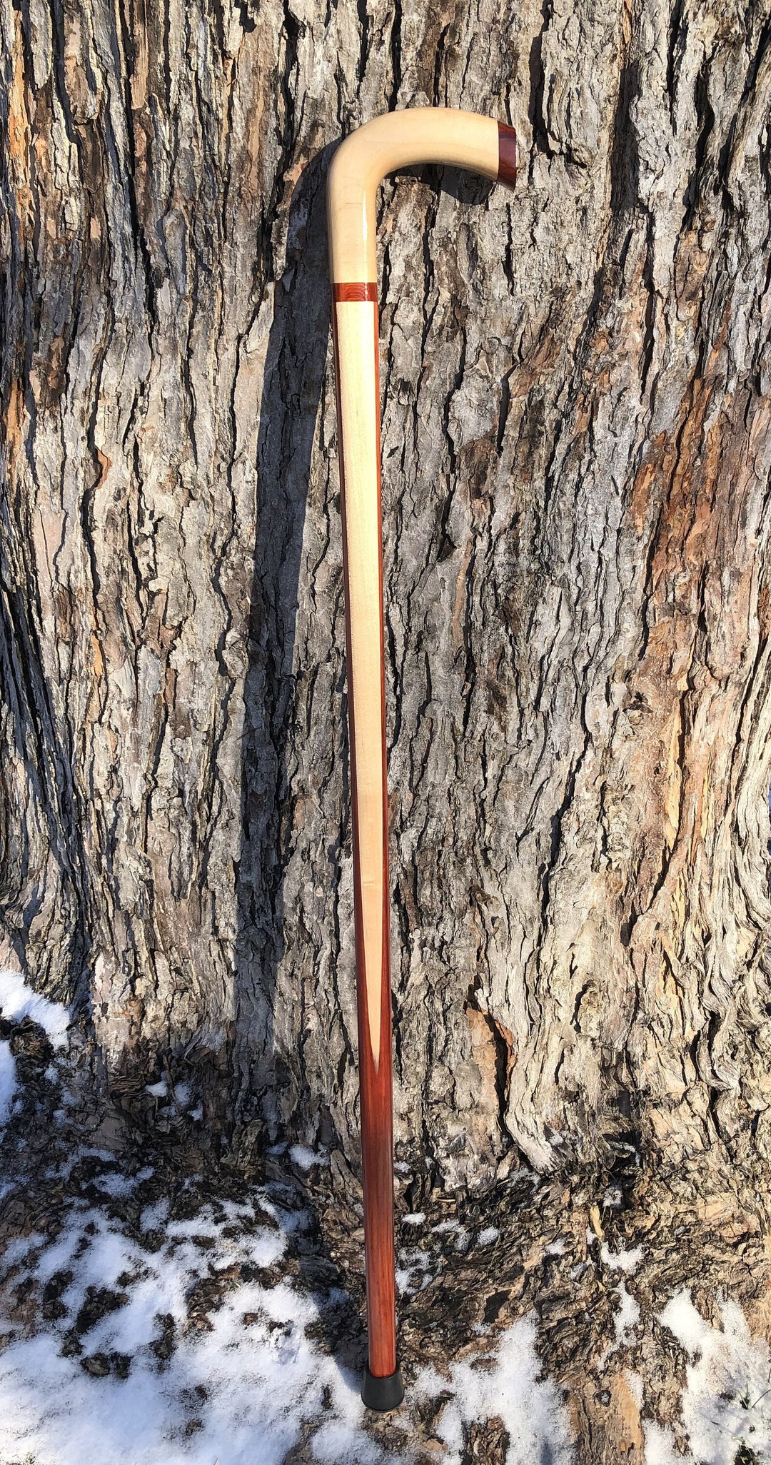 Handcrafted Walking Cane the Bentelle Hard - Etsy