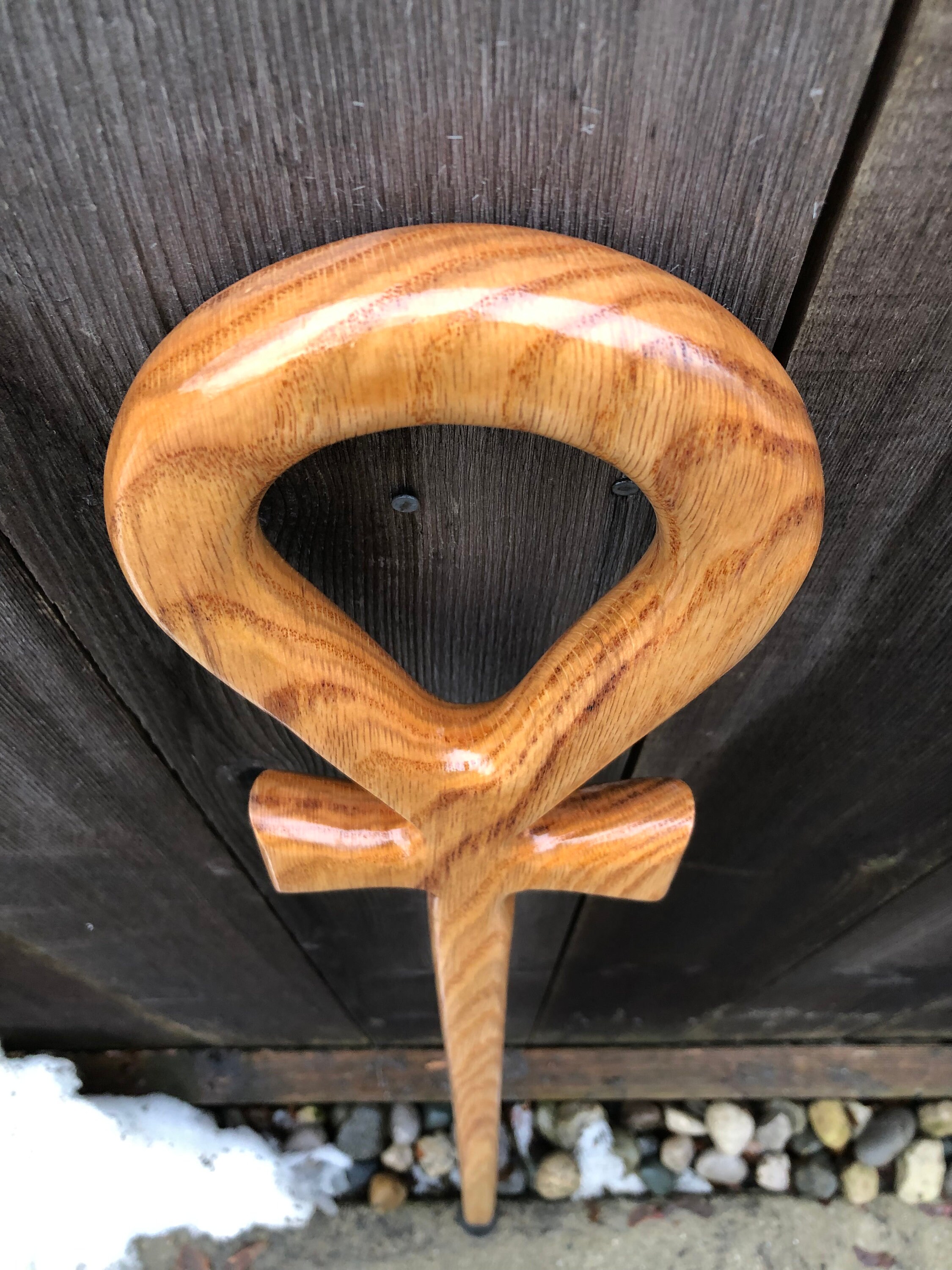 Handcrafted Walking Cane by TP Canes, the Egyptian Ankh, Crafted From a ...