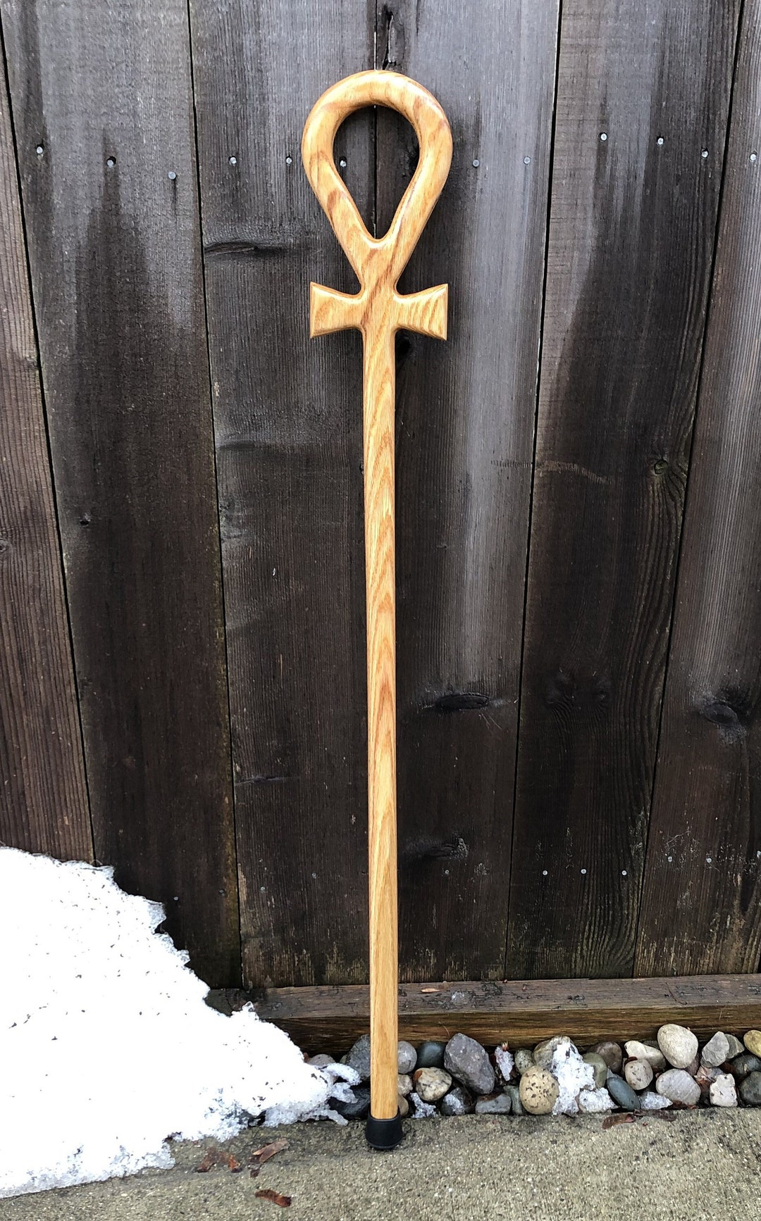 Handcrafted Walking Cane by TP Canes, the Egyptian Ankh, Crafted From a ...