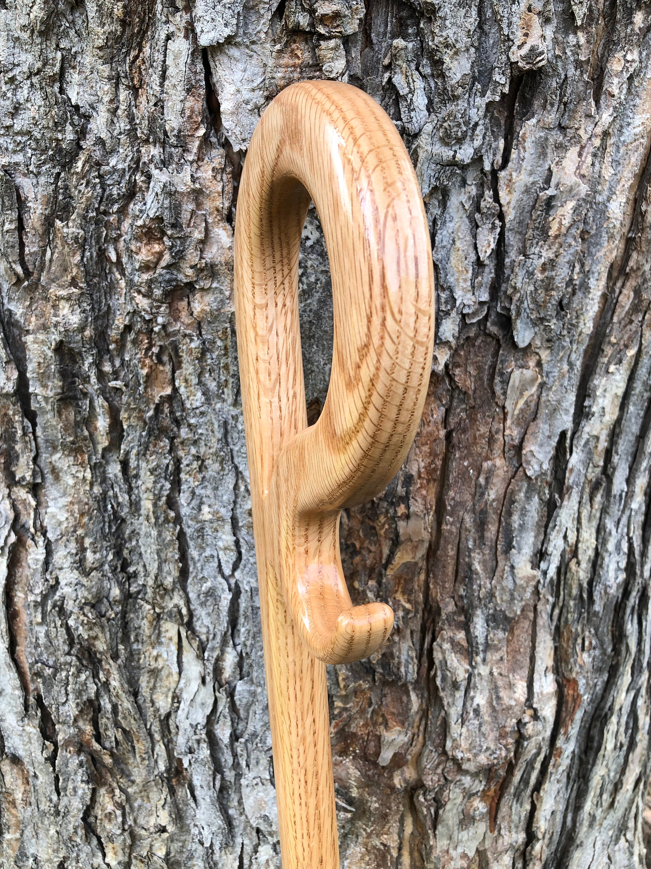 The Victor Handcrafted Walking Cane Solid American Red Oak Wood 40 or ...