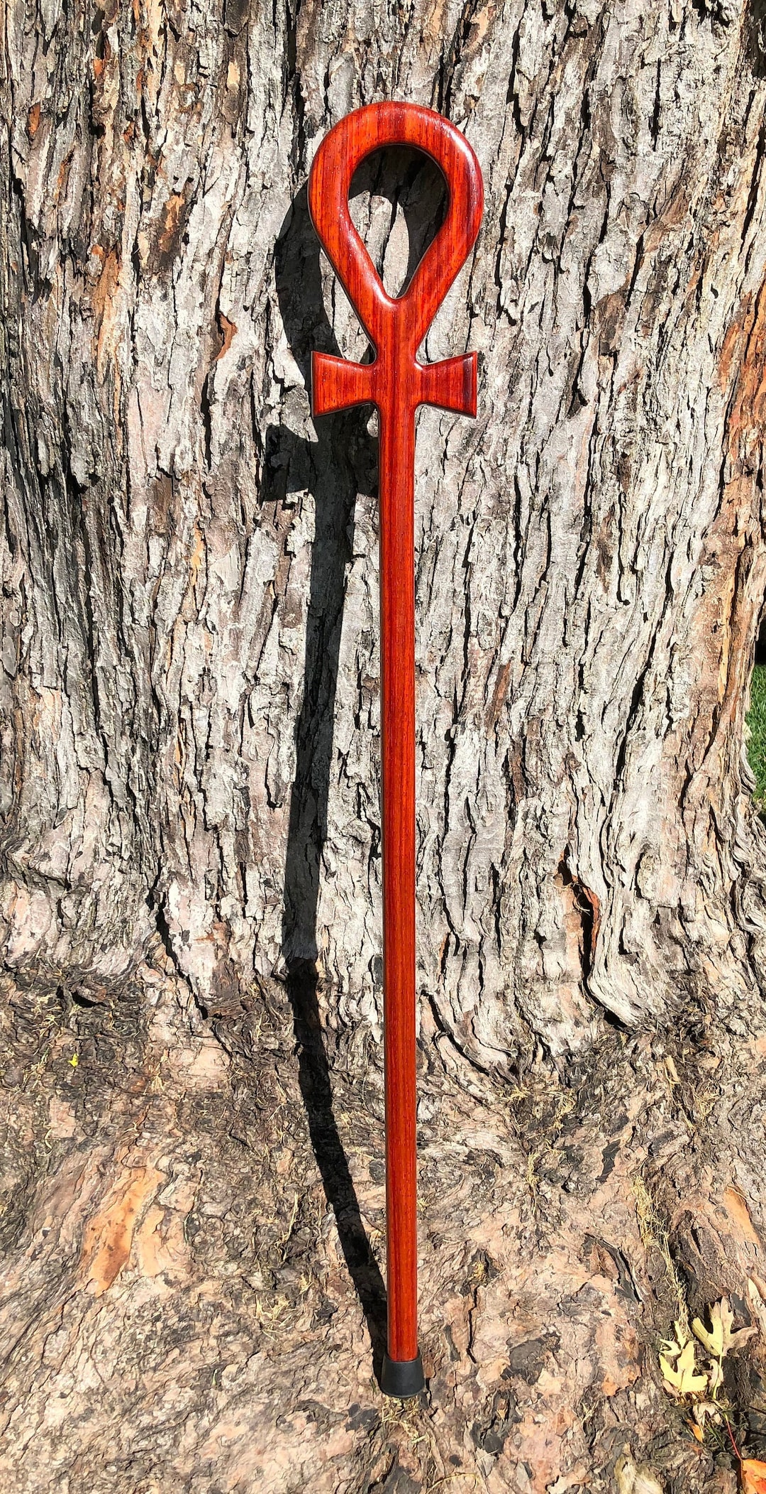 Handcrafted Walking Cane by TP Canes, the Egyptian Ankh, Crafted From a ...