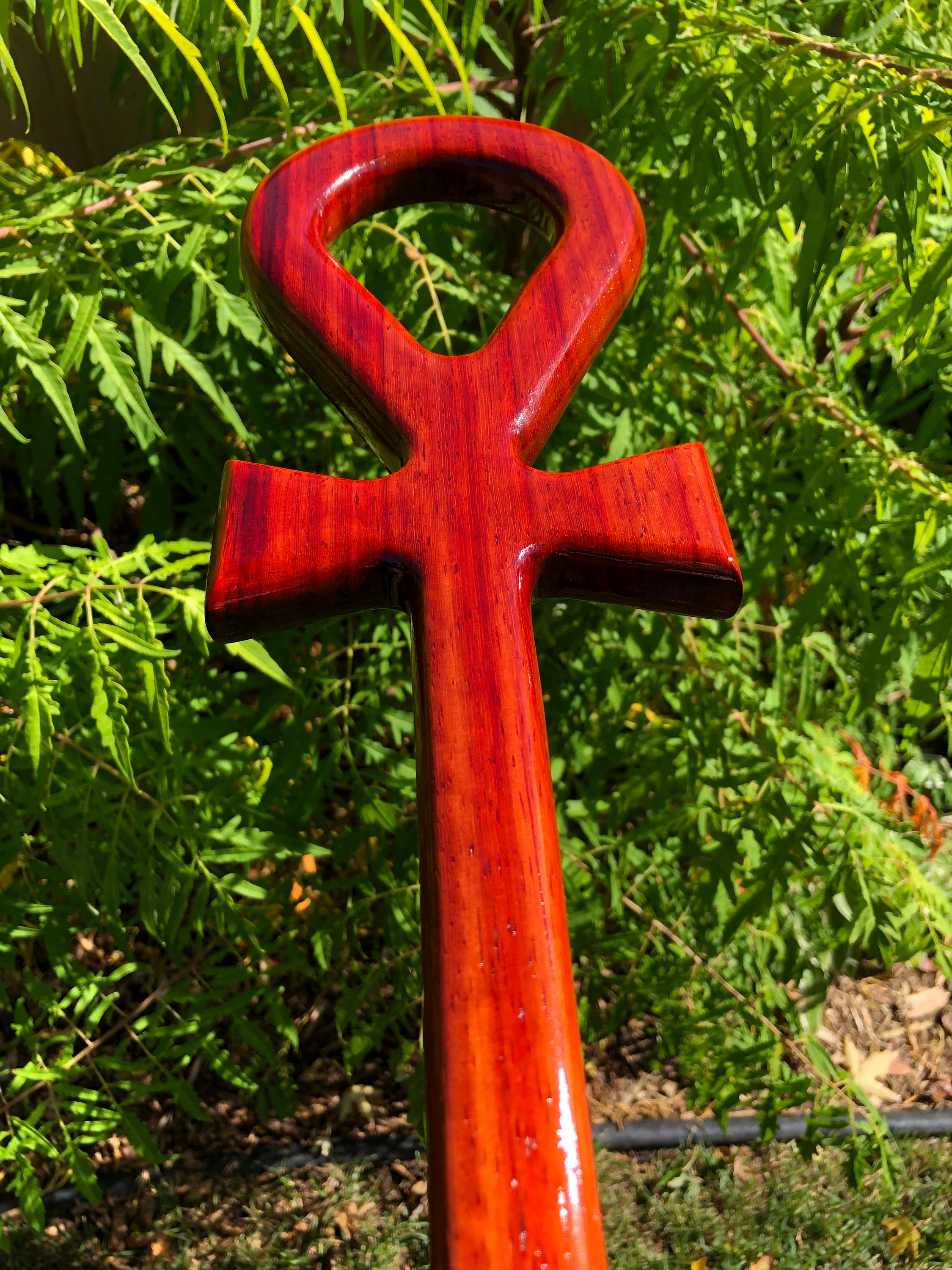 Handcrafted Walking Cane by TP Canes, the Egyptian Ankh, Crafted From a ...